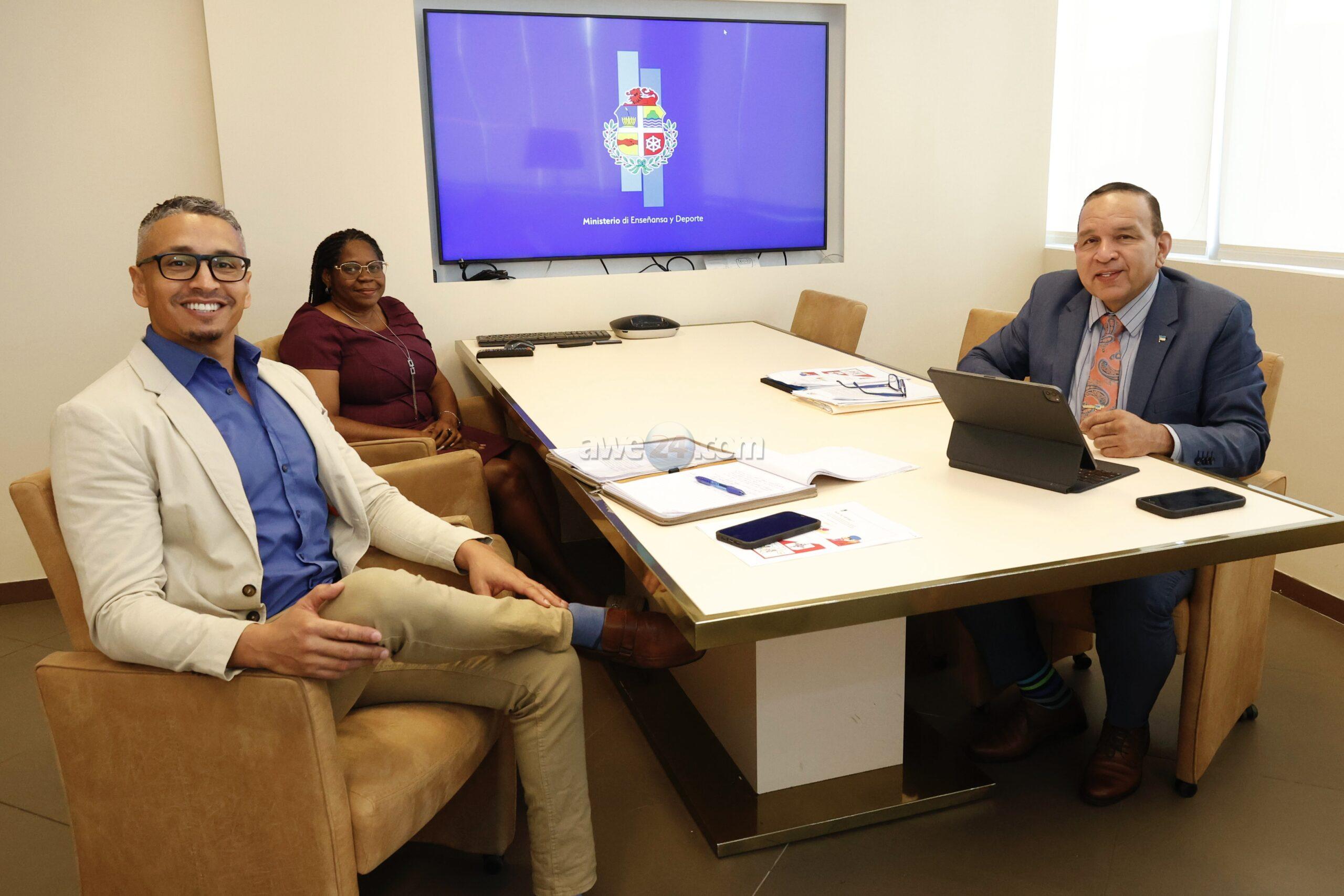 Minister Endy Croes: DEN PROME KWARTAAL DI 2023 CANCHA DI BASKETBALL NA ...
