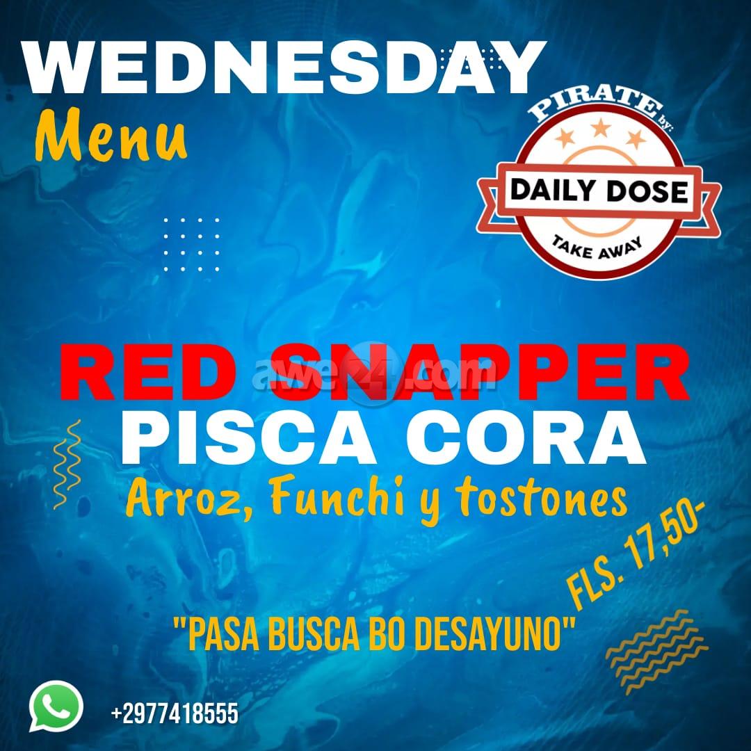 Awe “DAILY DOSE” tin RED SNAPPER (PISCA CORA) como special, yama ...