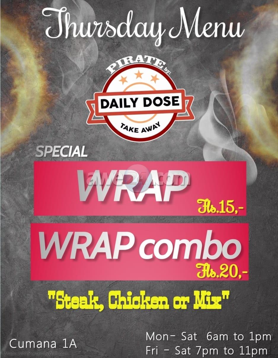Daily Dose Aruba tin awe WRAP COMO SPECIAL! – AWE24.com Bo centro di ...