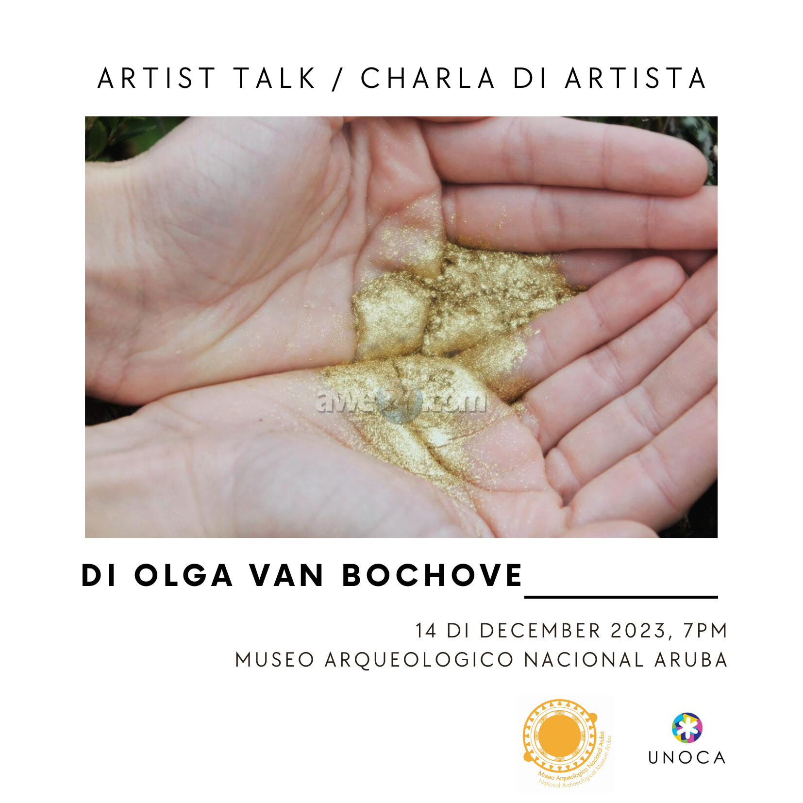 Charla di Artista Olga van Bochove cu enfoke riba e proceso creativo – AWE24.com Bo centro di ...